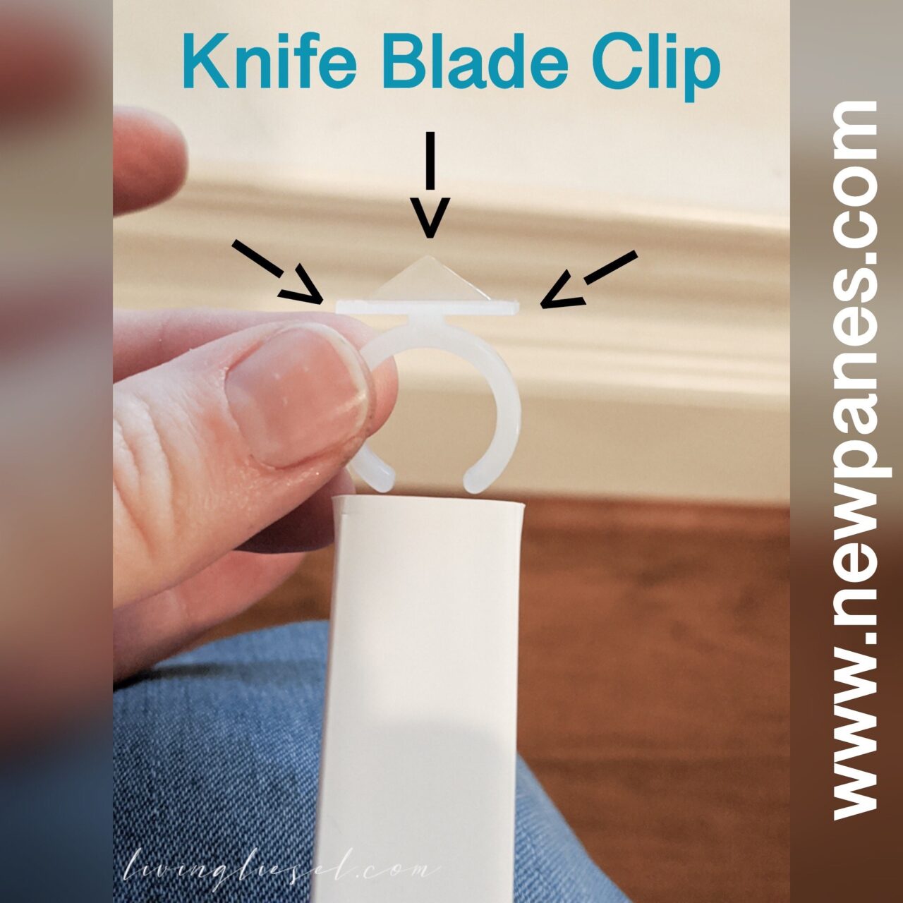 Knife Blade Clips - New Panes Creations